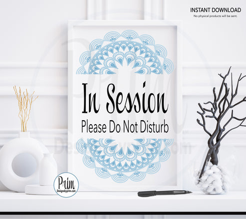 In Session Please Do Not Disturb Printable Sign | In Progress Service ...